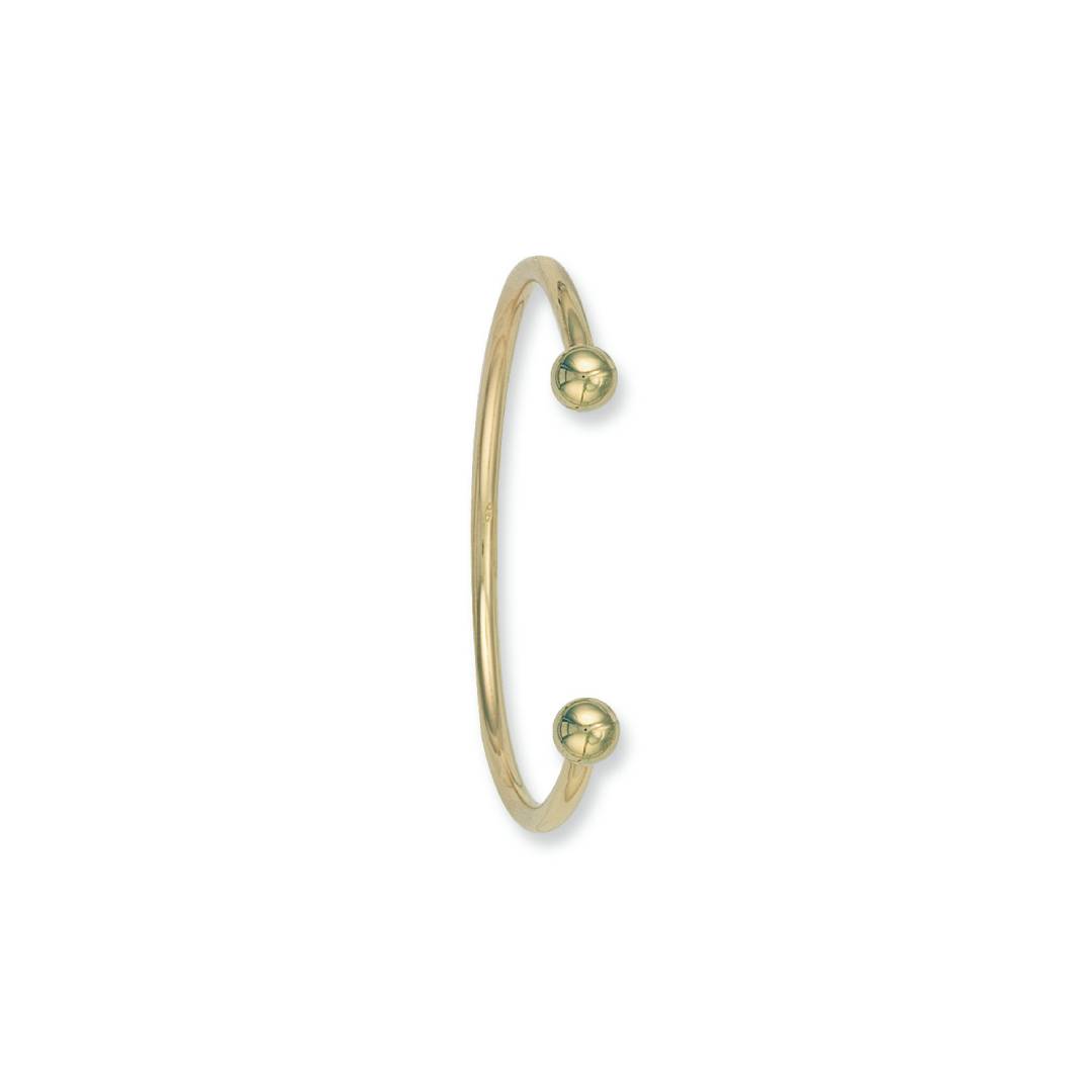 Solid 9ct Yellow Gold Men's 3.5mm Torque Bangle – CMC Jewellery
